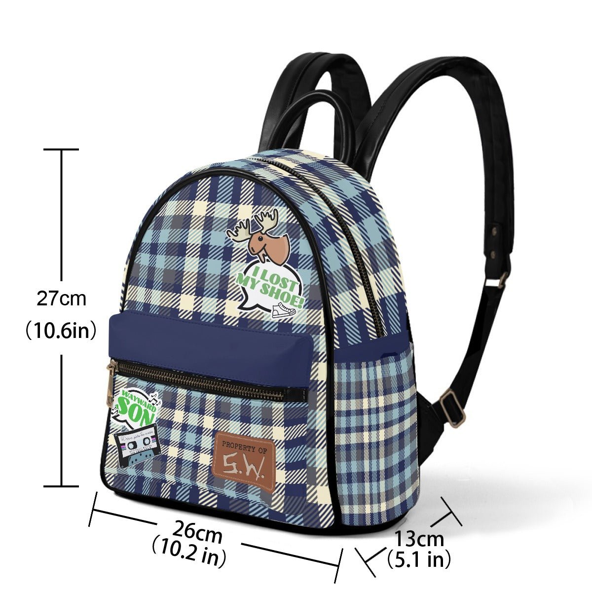 Sam Cosplay - Plaid Mini Backpack - Supernatural Inspired - Goblin Wood ...